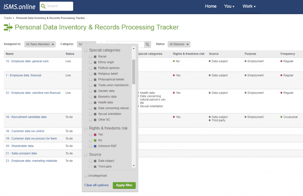 GDPR Compliance Software | ISMS.online
