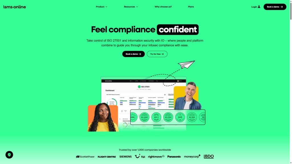 Governance, Risk & Compliance Software for Cyber Security | ISMS.online